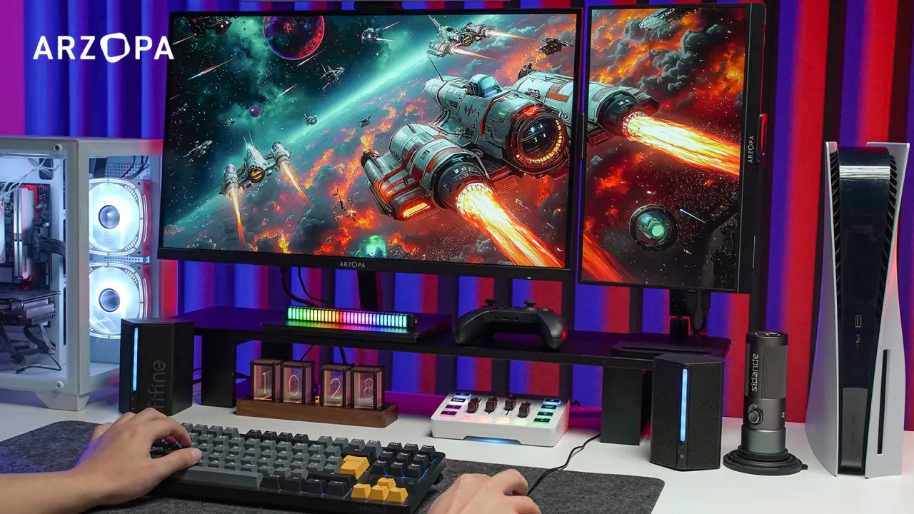 Are Portable Monitors Compatible with Gaming Laptops? – Arzopa