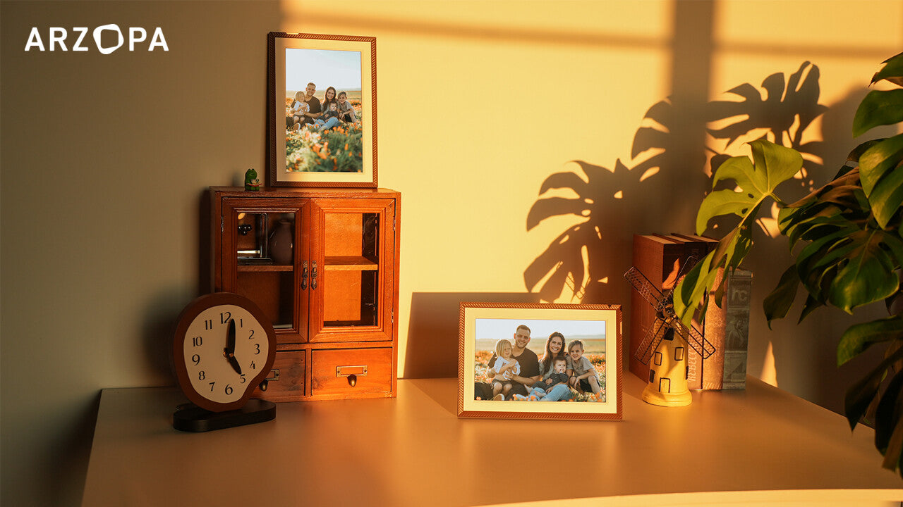 How to design the position of the digital photo frame? – Arzopa