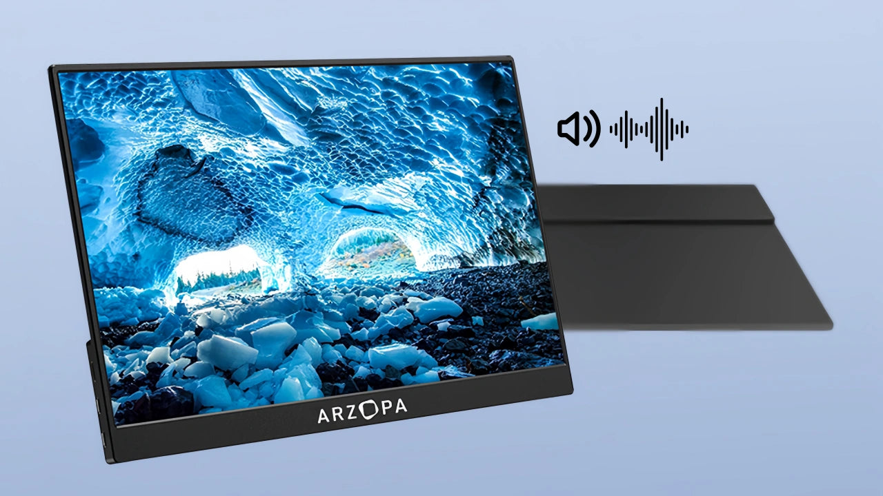 Does the Arzopa Portable Monitor Have Sound?