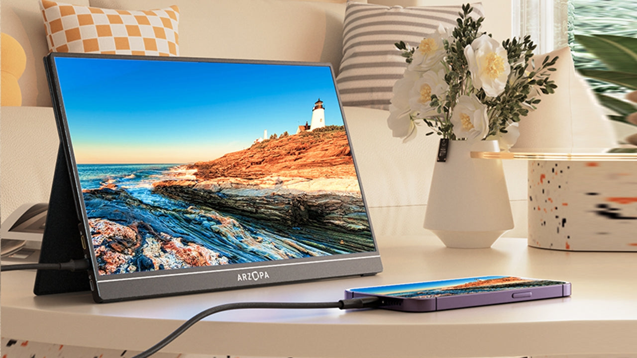 Miracast iPhone to Any Screen: Windows/TV/Monitor/Mac – Arzopa