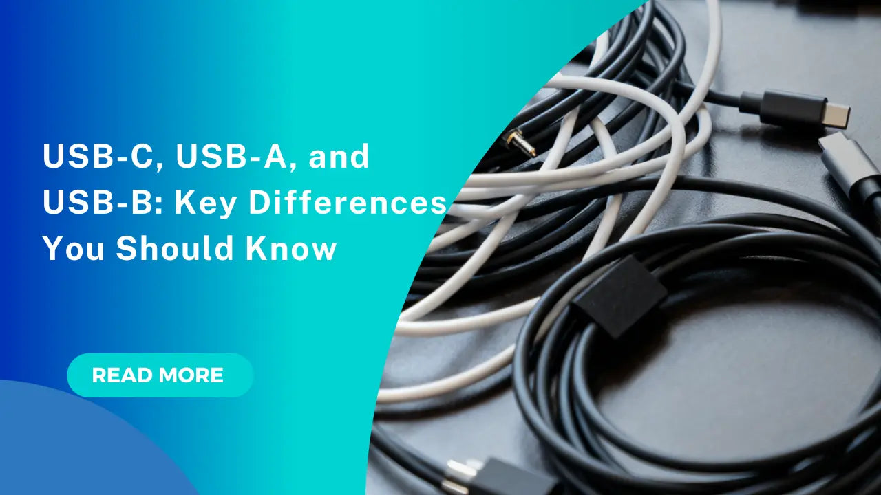 USB-C, USB-A, and USB-B: Key Differences You Should Know – Arzopa