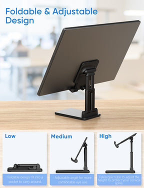 Tablet Stand for Desk - Arzopa Multi-Angle Tablet Stand | Adjustable