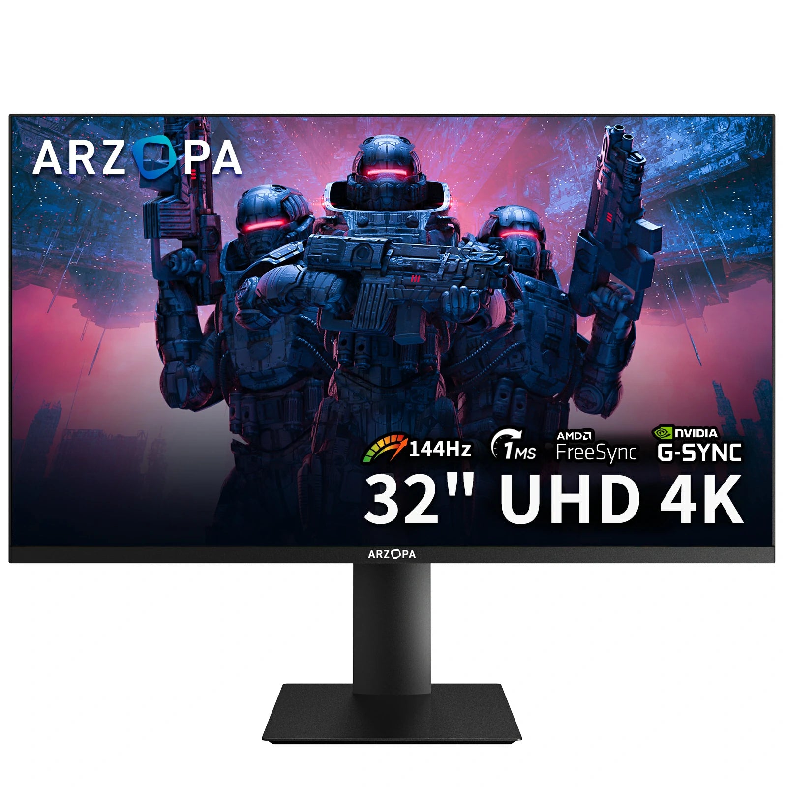 ARZOPA M3RC-32” 4K UHD (3840x2160) 144HZ Gaming Monitor – Arzopa
