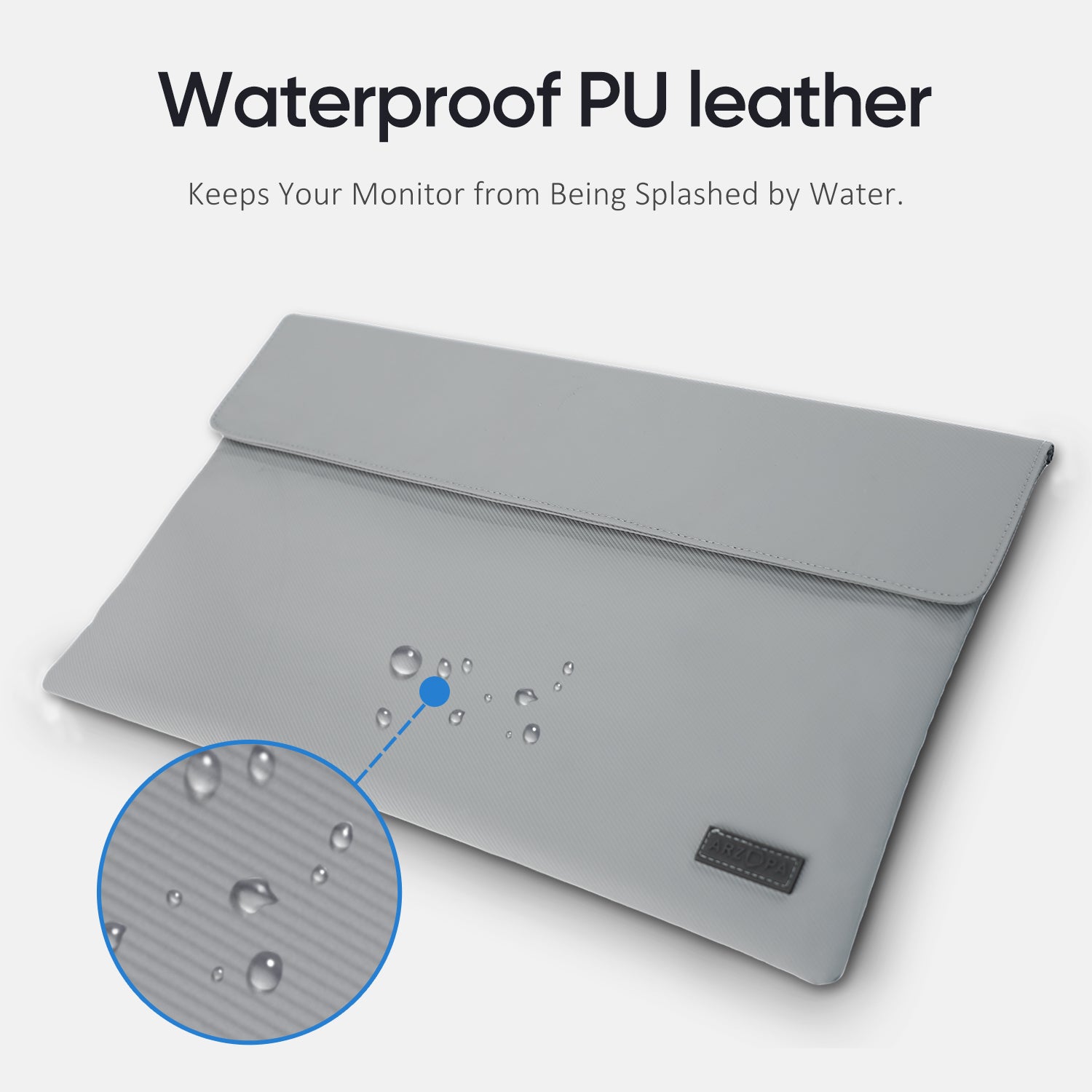 Portable Monitor Sleeve Bag - Arzopa Laptop Sleeve Bag | Water Resistant